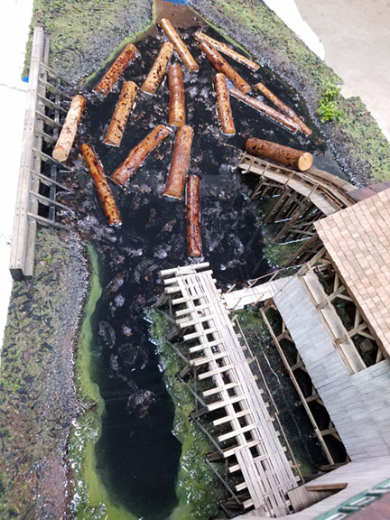 Sawill log pond poured | O Gauge Railroading On Line Forum